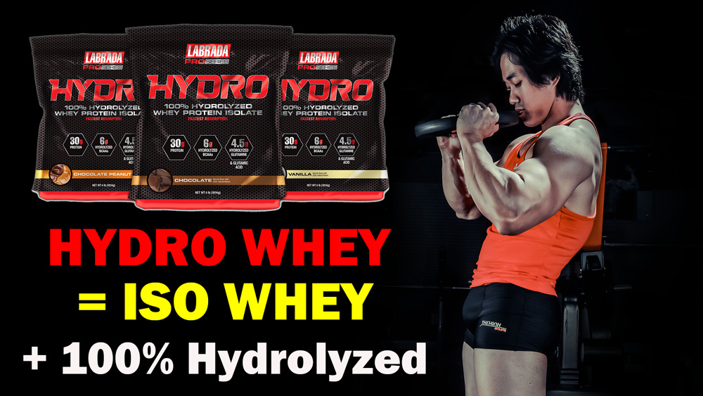 HYDRO WHEY = ISO WHEY + 100% HYDROLYZED SIÊU NHỎ - Dragon Supplement